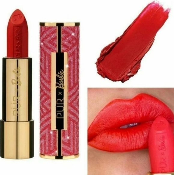 Barbie | Makeup | New 3 Pur X Barbie Iconic Lips Matte Lipstick Ceo ...
